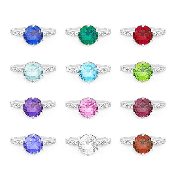 Vintage Gemstone Engagement Rings - Antique Birthstone Engagement Rings ...