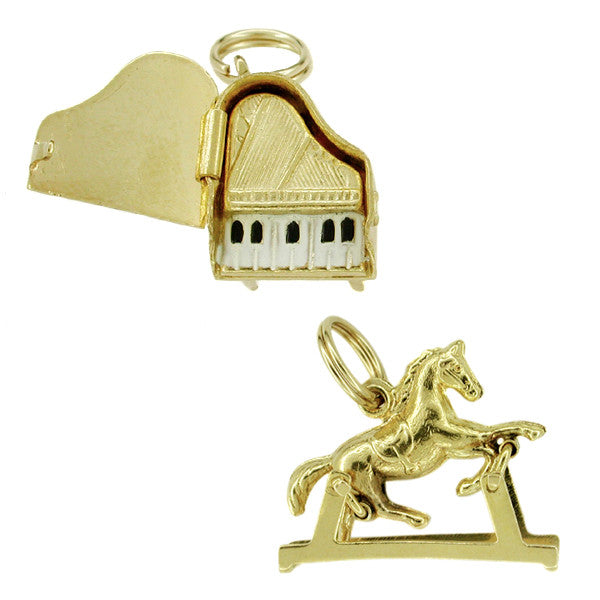 Movable Charms and Pendants with Moving Parts — Antique Jewelry Mall
