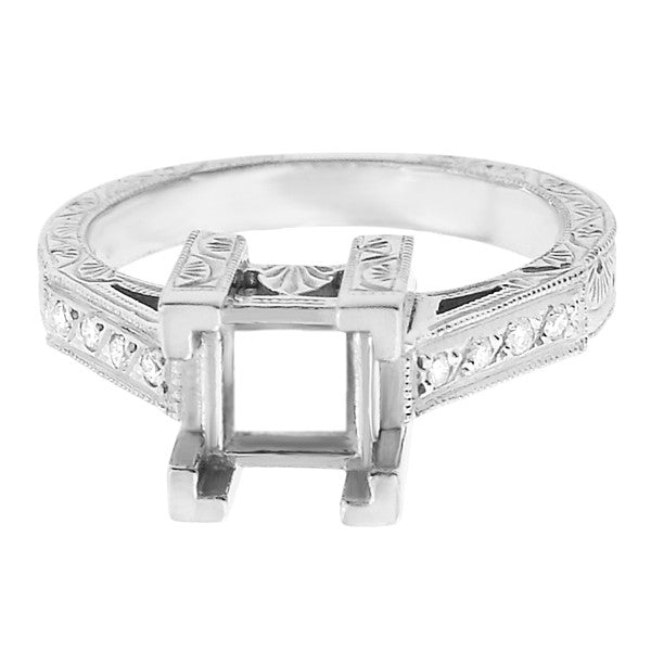 Princess Cut Engagement Ring Settings - Princess Cut Ring Settings ...