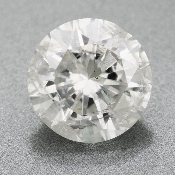 0.91 Carat H Color SI3 Clarity Affordable Loose Round Diamond - EGLUSA ...