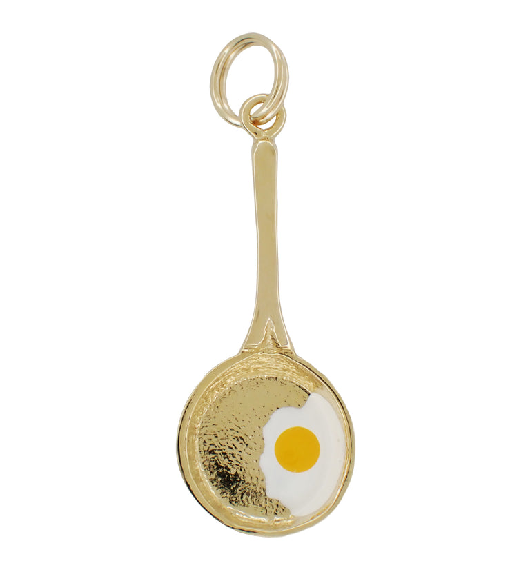 Movable Ringing Gem Set Vintage Bell Pendant - Yellow Gold Ruby ...