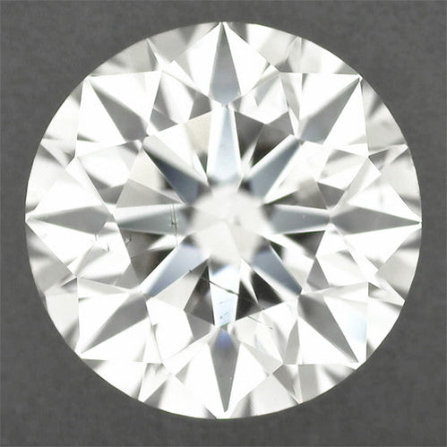 Loose Round 0.61 Carat F Color SI3 Clarity Diamond Natural and Eye ...