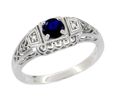 Beautiful Blue Promise Rings